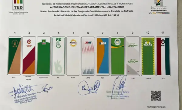 TED Santa Cruz define orden de candidatos para la Gobernación 2026| Red ...