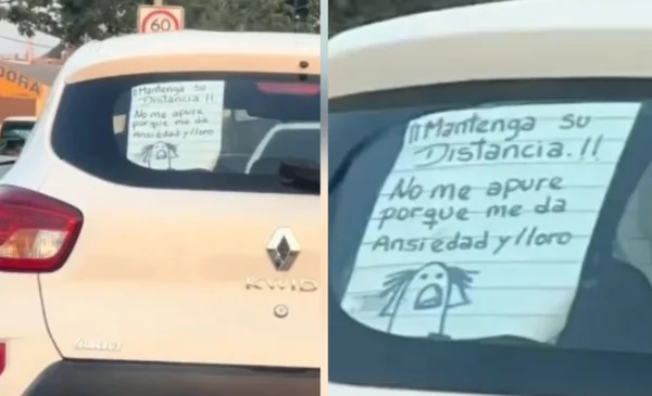 Cosas Que Pasan En Santa Cruz Conductora Novata Y Su Peculiar Mensaje Para Que Le Tengan 