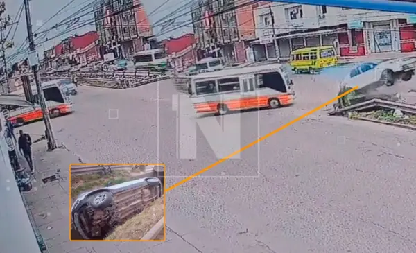¿Quién tuvo la culpa? Video revela momento exacto del choque entre ...