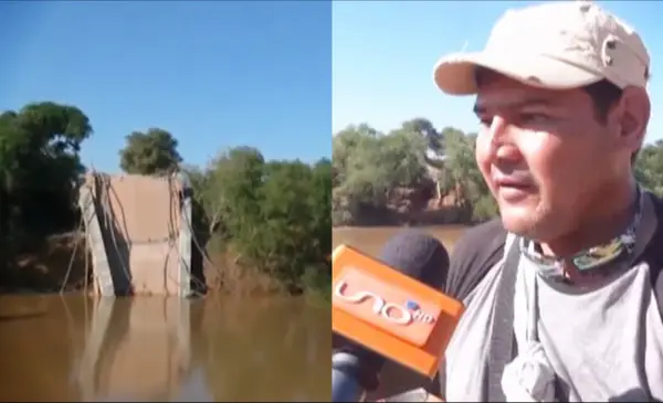 “Estaba en medio del puente cuando cayó”, contó Enrique Mole ...