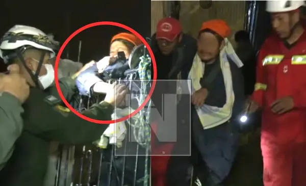 (VIDEO): Así rescataron al hombre que quedó incrustado en la reja de ...