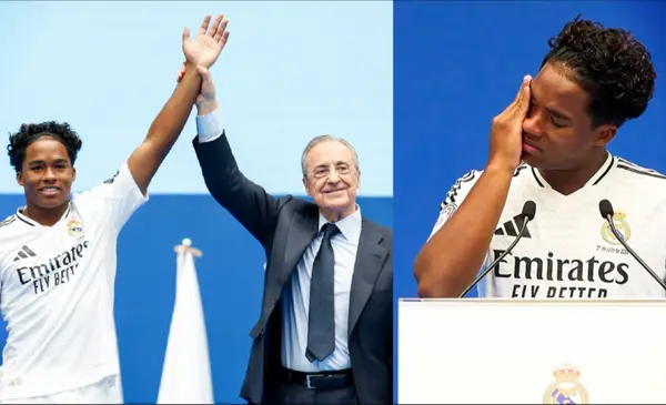 Endrick llora de emoción en su presentación con el Real Madrid| Red Uno ...