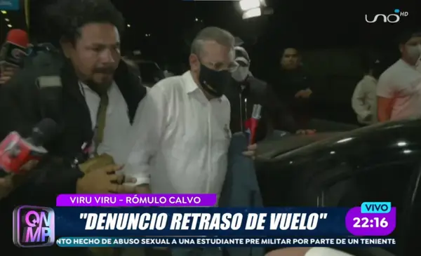 Rómulo Calvo arribó a Santa Cruz y rápidamente se dirigió a su ...