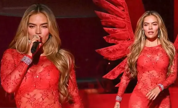 Karol G debuta como ‘ángel’ y deslumbra en el icónico desfile de Victoria’s Secret| Red Uno de ...