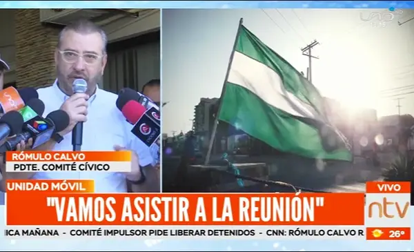 Rómulo Calvo confirma la asistencia de Santa Cruz a la mesa técnica ...