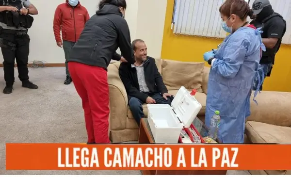 Gobernador Luis Fernando Camacho llega a La Paz tras ser aprehendido ...