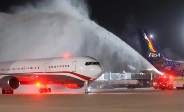 Así luce el Boeing 767-200ER que se suma a la flota de BoA; llegó desde ...